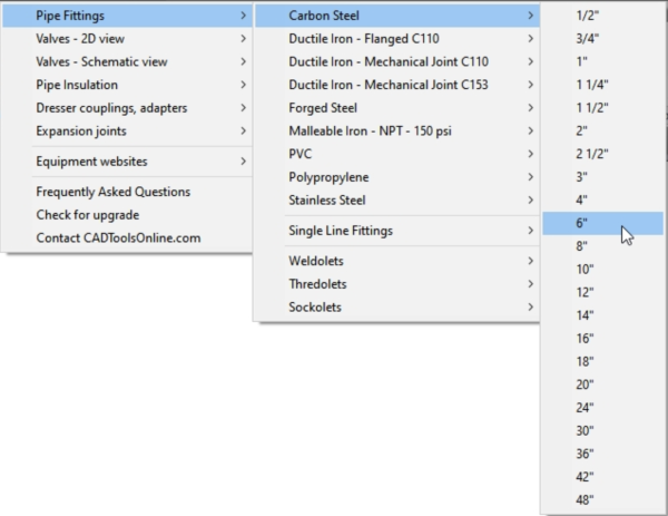 2D Piping Symbols Library for AutoCAD